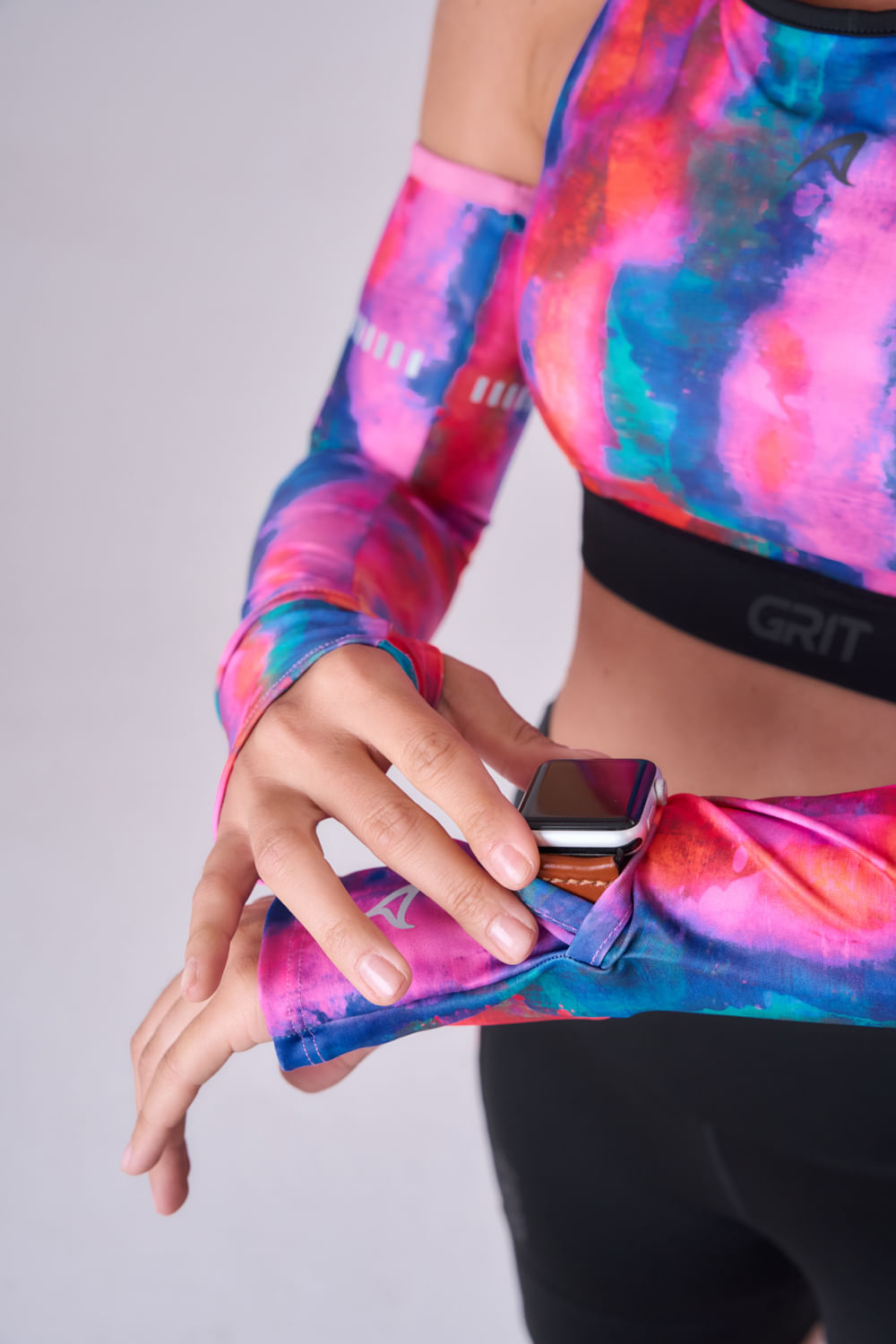 MANGUITO T. A. COAT COMPRESSAO C/ ABERTURA P/ RELOGIO E DEDEIRA - authen